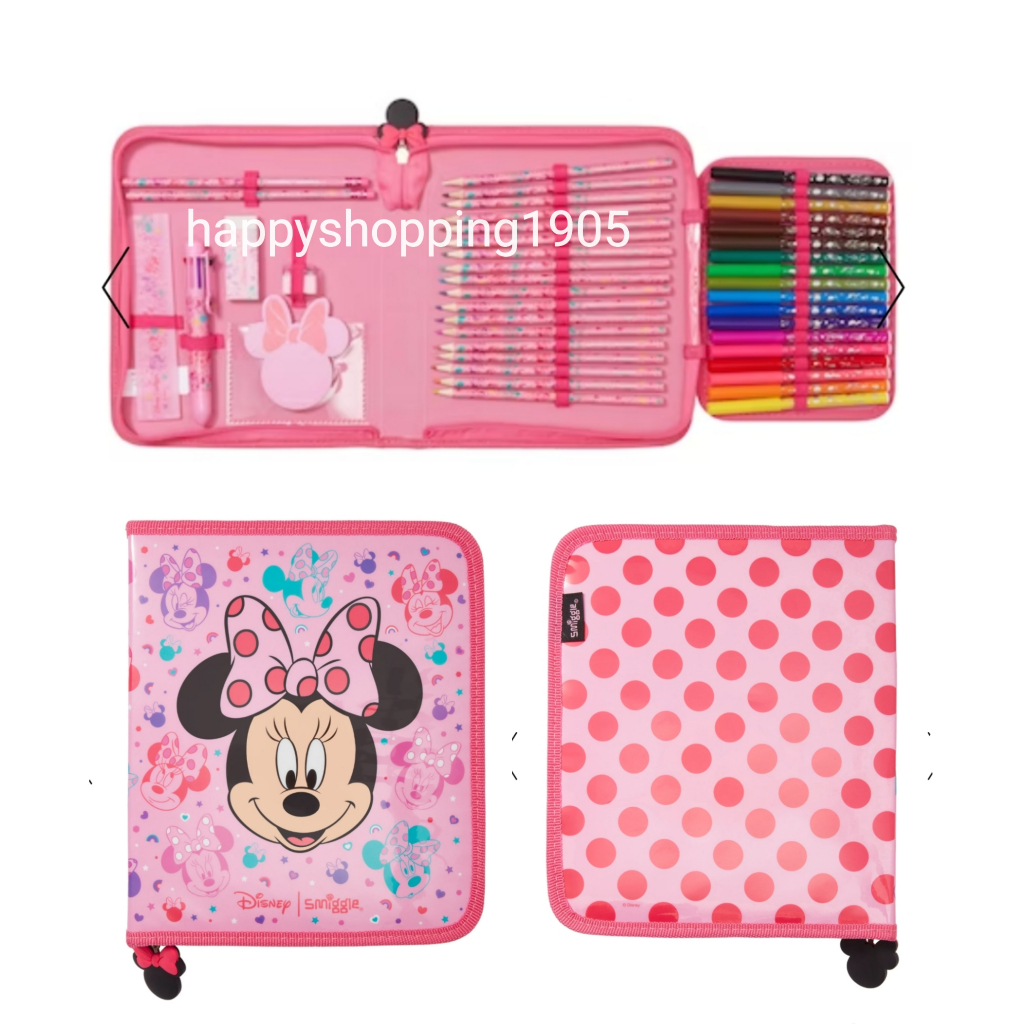 Jual SMIGGLE MINNIE MOUSE MIDI KIT - SET ALAT TULIS SMIGGLE | Shopee ...