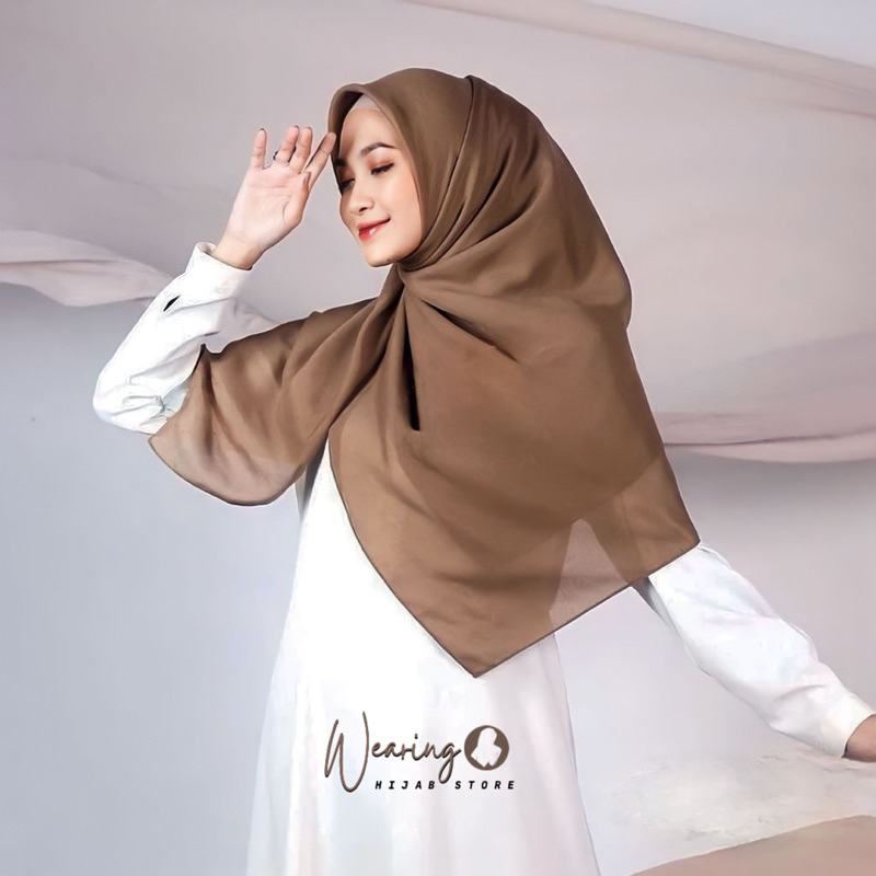 Jual Hijab Segi Empat Paris Voal jumbo Syar’i Premium 125 x 125 Cm ...