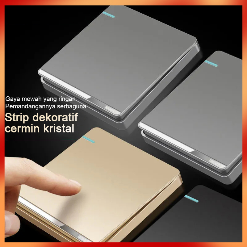 Jual Saklar Lampu Dinding Tipe 86 Saklar Lampu Modern Universal Soket ...