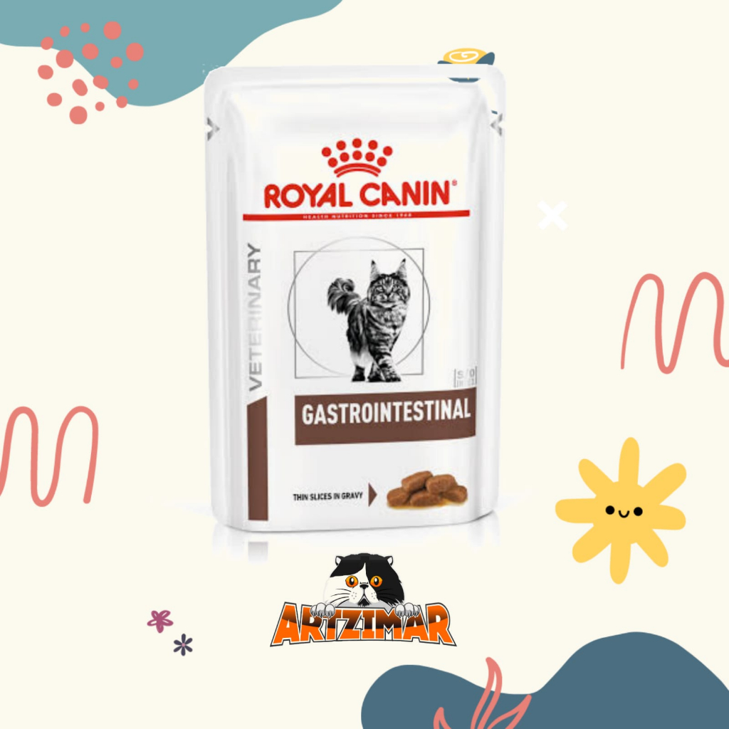 Jual royal canin vet gastro intestinal pouch 85gr rc untuk kucing diare ...