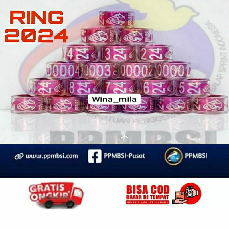 Jual Ring Merpati PPMBSI 2024 original | Shopee Indonesia
