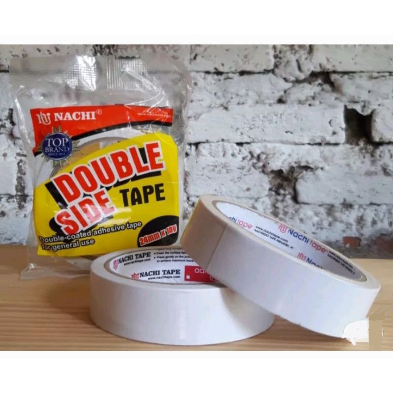 Jual ISOLASI / Double Tape Daimaru - Nachi Original 1 inch 24 mm | Shopee Indonesia