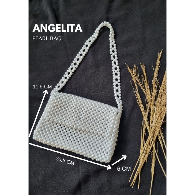 Jual ANGELITA Pearl Bag (Tas Manik Manik / Tas Monte) | Shopee Indonesia