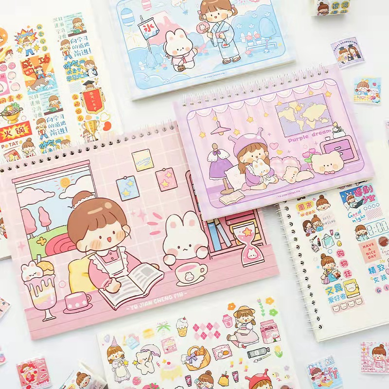 Jual A5 koleksi stiker lepas dan tempel sticker mudah 40 halaman ...