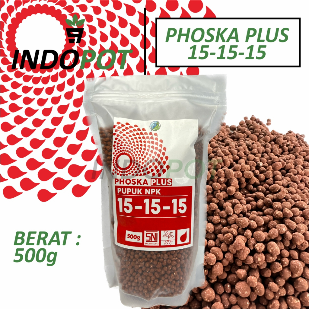 Jual Pupuk NPK Phoska 15-15-15 Kemasan 500gr Pupuk Pemicu Pertumbuhan ...