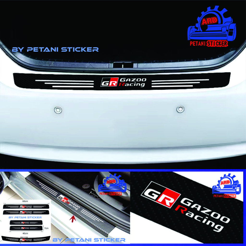 Jual img img CARBON Stiker sticker mobil pijakan pintu pelindung pintu ...