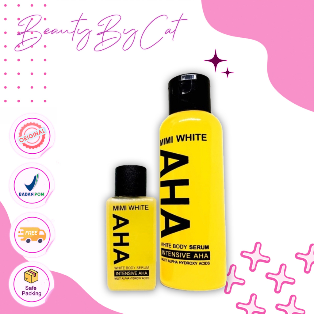 Jual MIMI WHITE AHA BODY SERUM ORIGINAL THAILAND / PEMUTIH BADAN ...