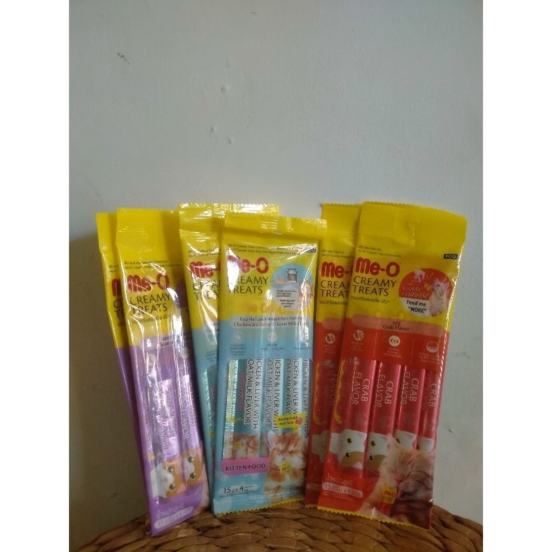 Jual meo creamy snack varian rasa tuna,salmon,crab.chiken | Shopee ...