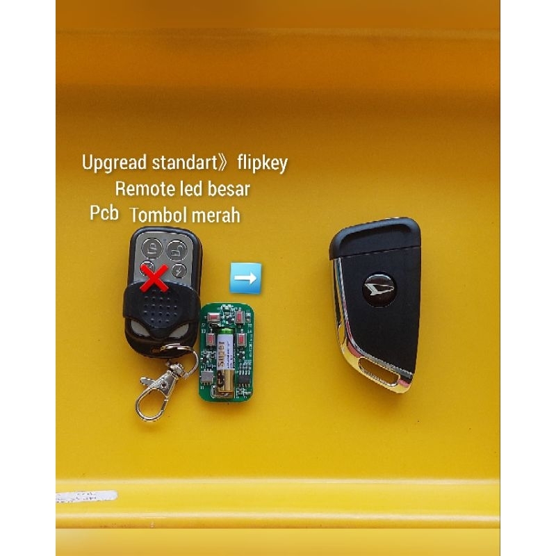 Jual flipkey kunci Remote alarm xenia terios luxio ayla upgread model ...