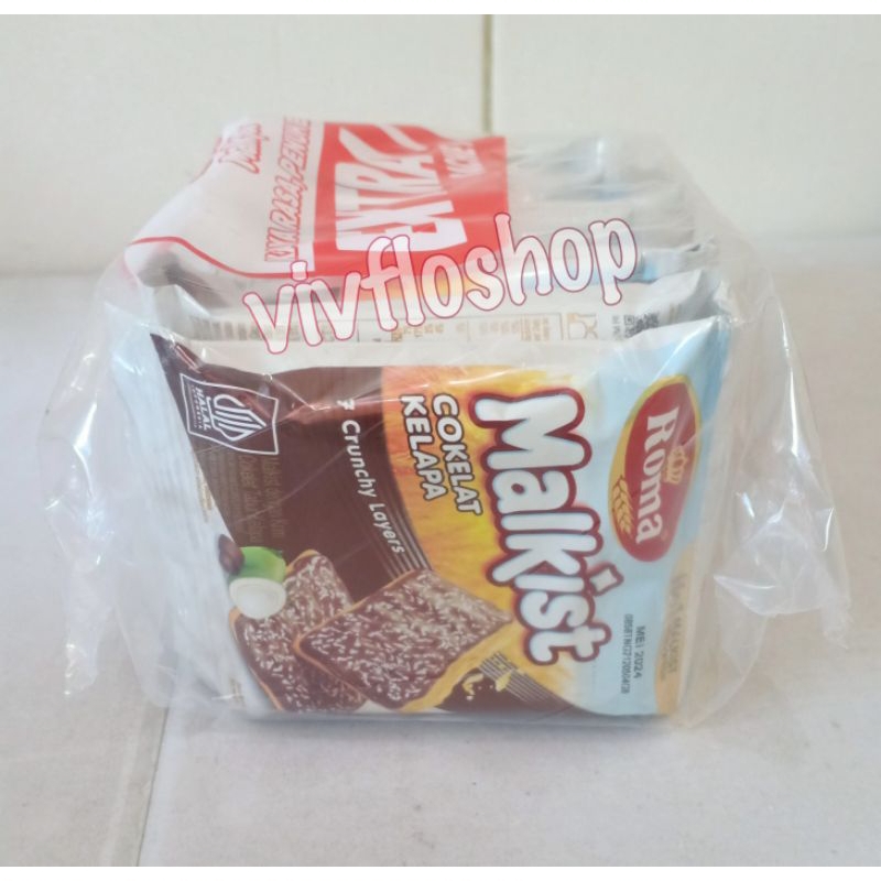 Jual Roma Malkist Coklat Kelapa (isi 10 sachet) | Shopee Indonesia