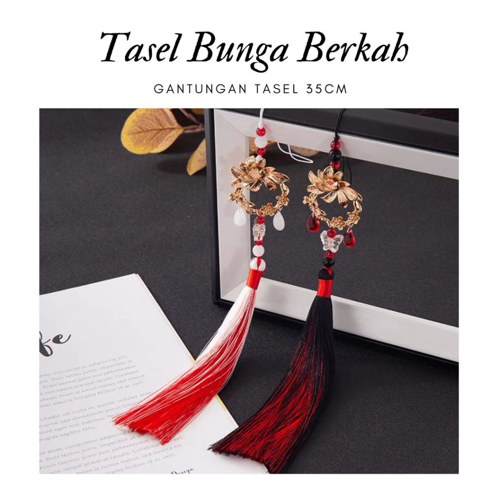 Jual Gantungan Tasel Hanbok Tasel Bunga Berkah Tassel Rumbai | Shopee Indonesia