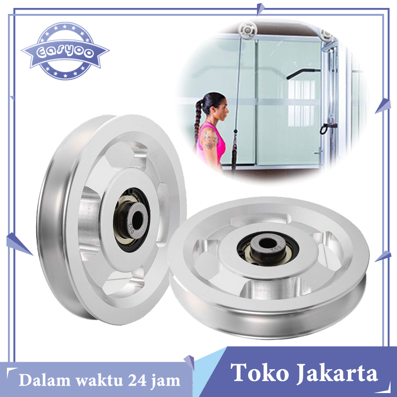 Jual Roda Katrol Gym 88mm Pulley Gym Universal Pulley Wheel Replacement ...