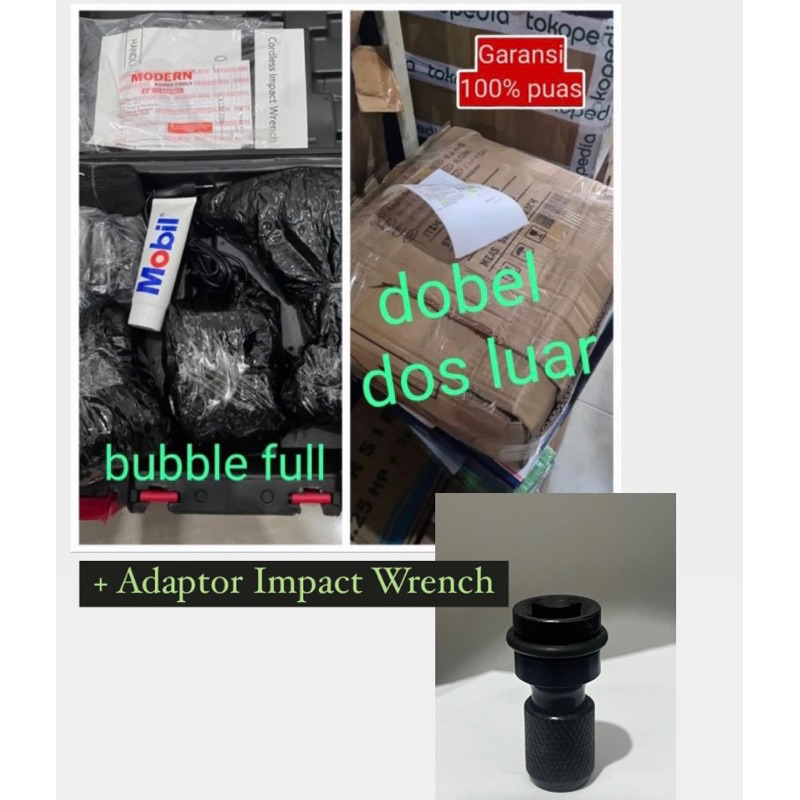 Jual Modern M65 impact wrench impek M 65 20V Cordless Mesin Buka baut ...