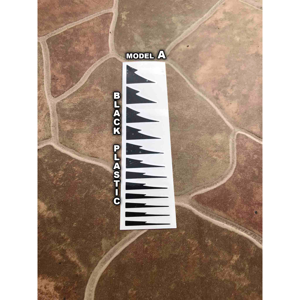 Jual Shark Tooth Sticker Inlay Gitar Fretboard Elektrik Guitar ...