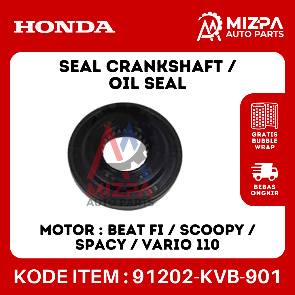Jual HONDA 91202-KVB-901 Oil Seal Kruk As BeAT FI Scoopy eSP Spacy ...