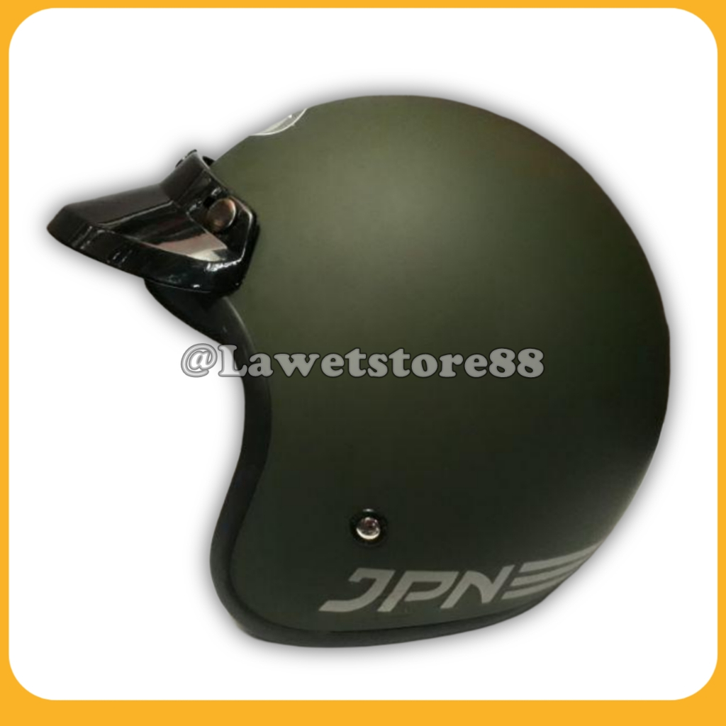 Jual Helm Sepeda Motor Half Face Bogo Jpn Solid Polos Original Warna ...