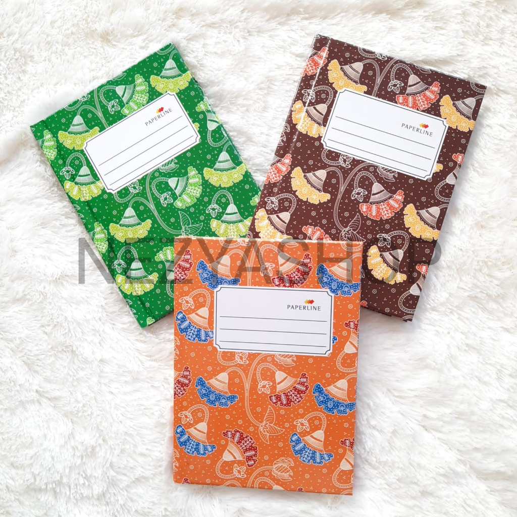 Jual BUKU HARD COVER A6 / BUKU BATIK TEBAL ISI 100 PAPERLINE | Shopee ...