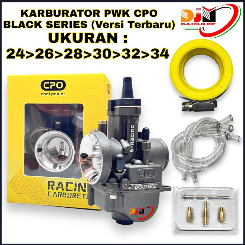 Jual Karburator CPO Pwk 28 30 32 34 - Karbu Kotak Original Black Series | Shopee Indonesia