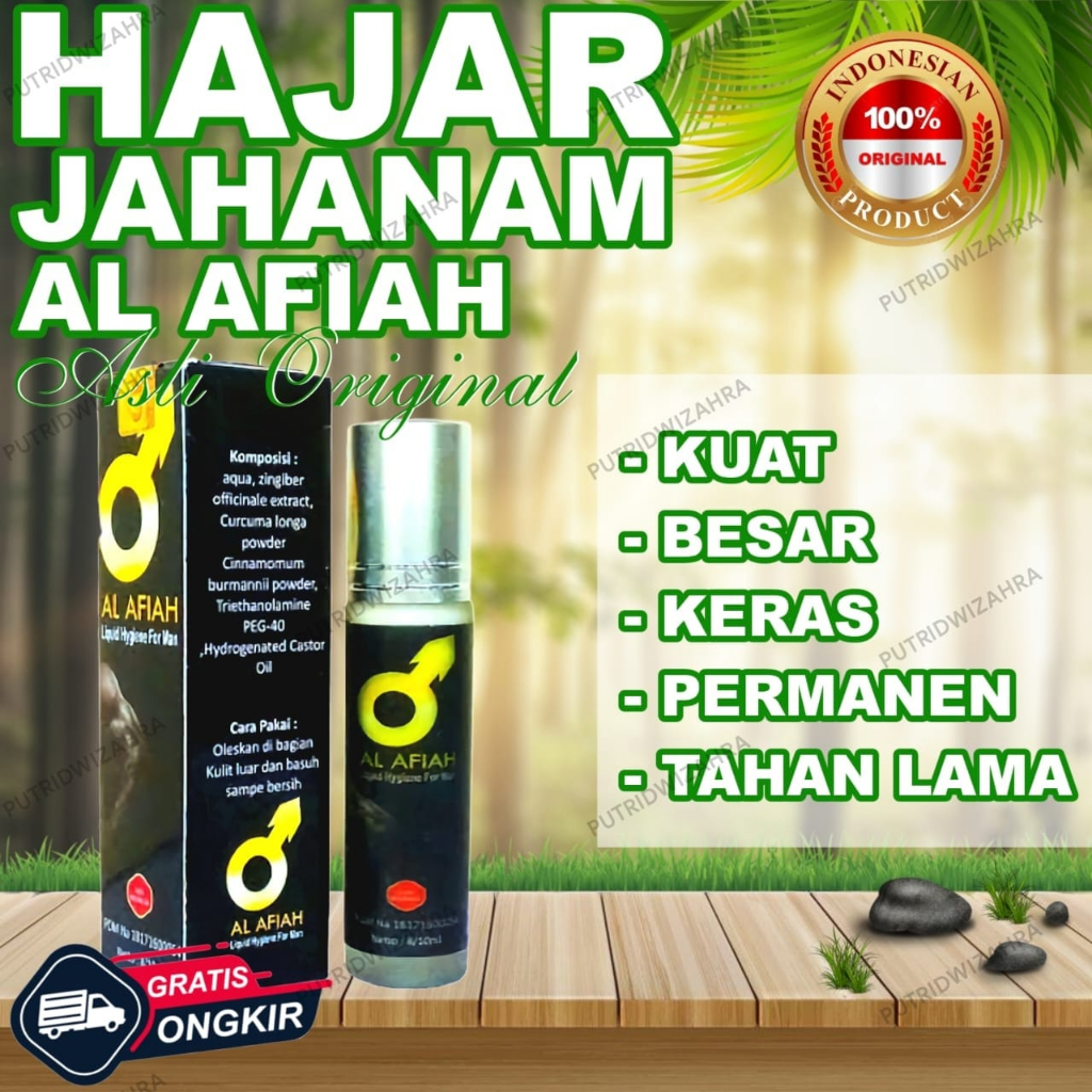 Jual hajar jahanam original 100% al afiah obat kuat | Shopee Indonesia