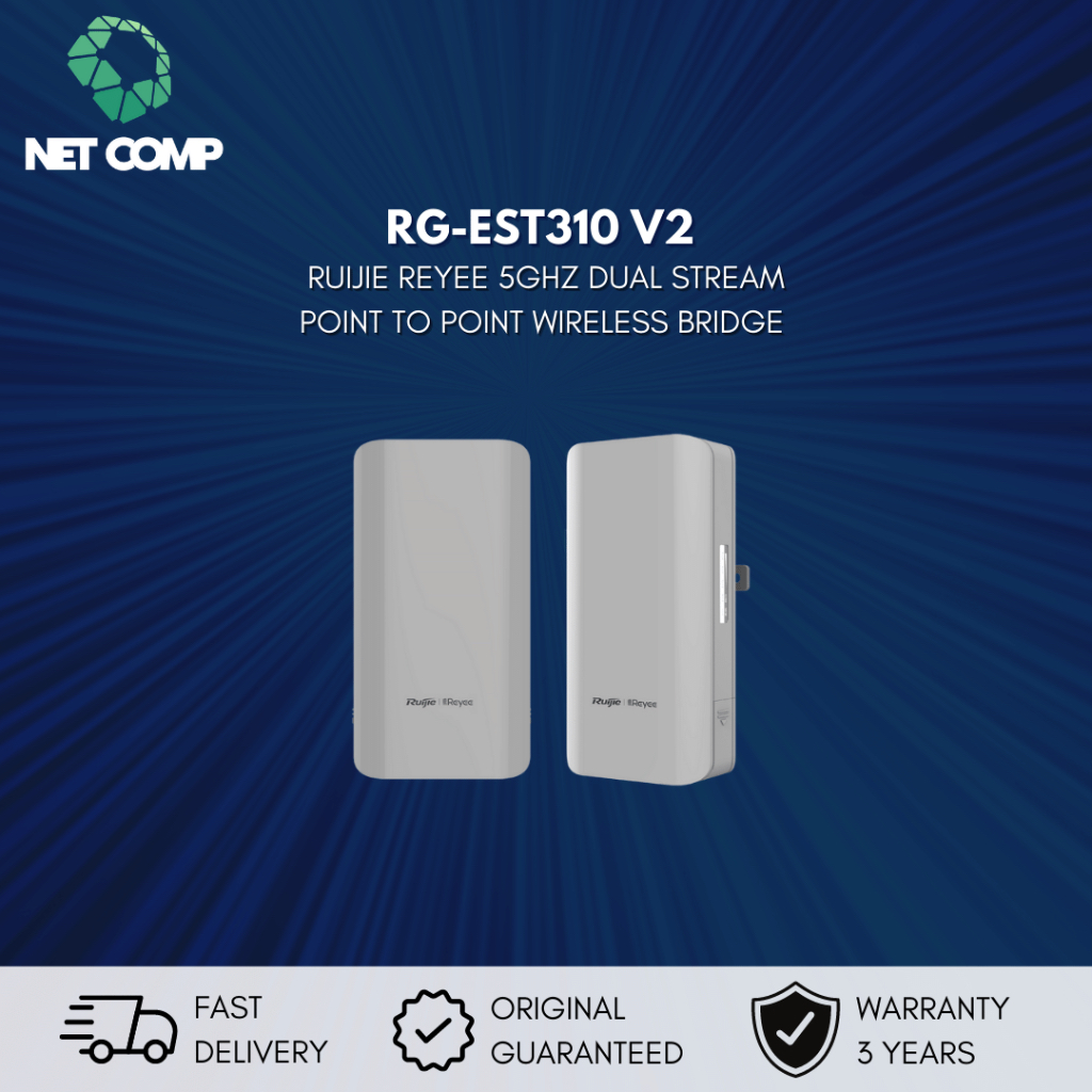 Jual RG-EST310 V2 RUIJIE REYEE DUAL-STREAM POINT TO POINT WIRELESS ...