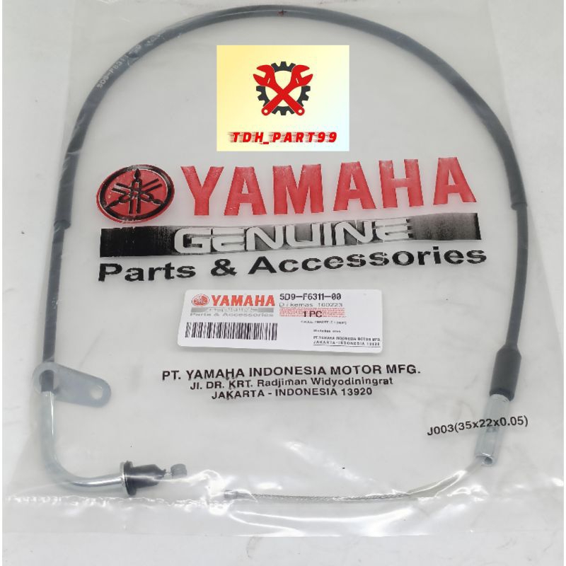 Jual KABEL GAS TALI GAS YAMAHA VEGA ZR 5D9-F6311-00 | Shopee Indonesia