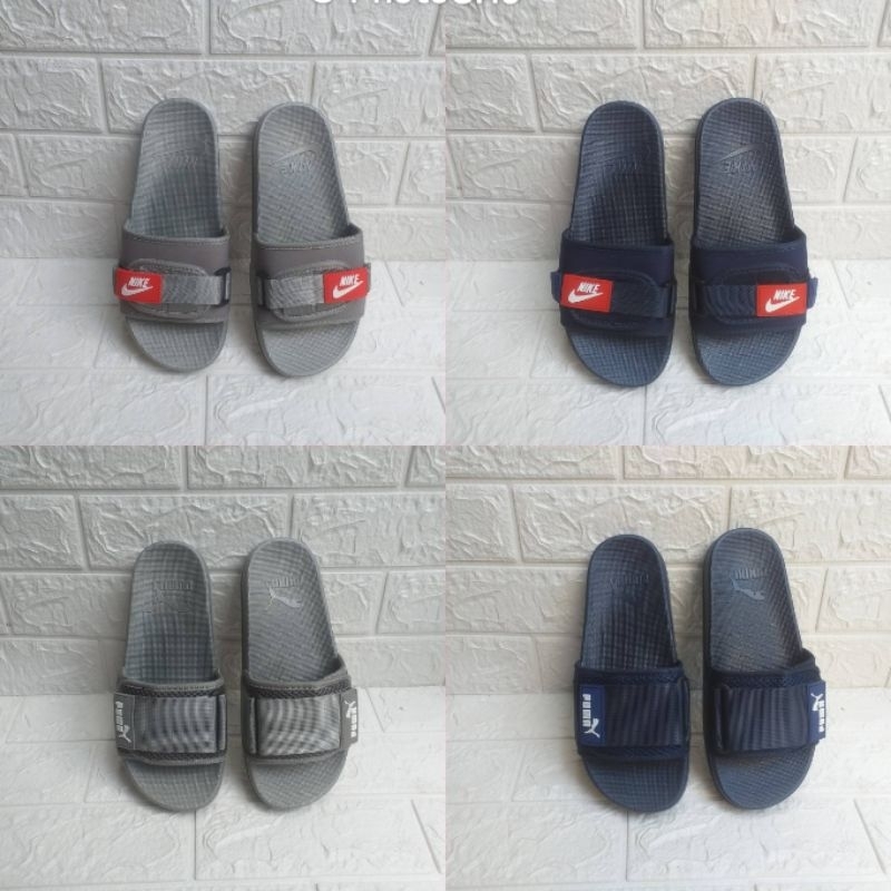 Jual (GRADE ORI 100% IMPORT) Sandal Nike Swoosh Sandal Slide Pria ...