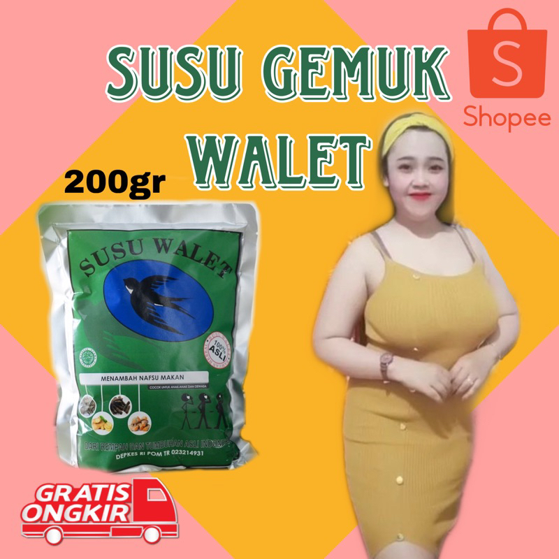 Jual SUSU GEMUK WALET 200gr SUSU PENAMBAH BERAT BADAN | Shopee Indonesia
