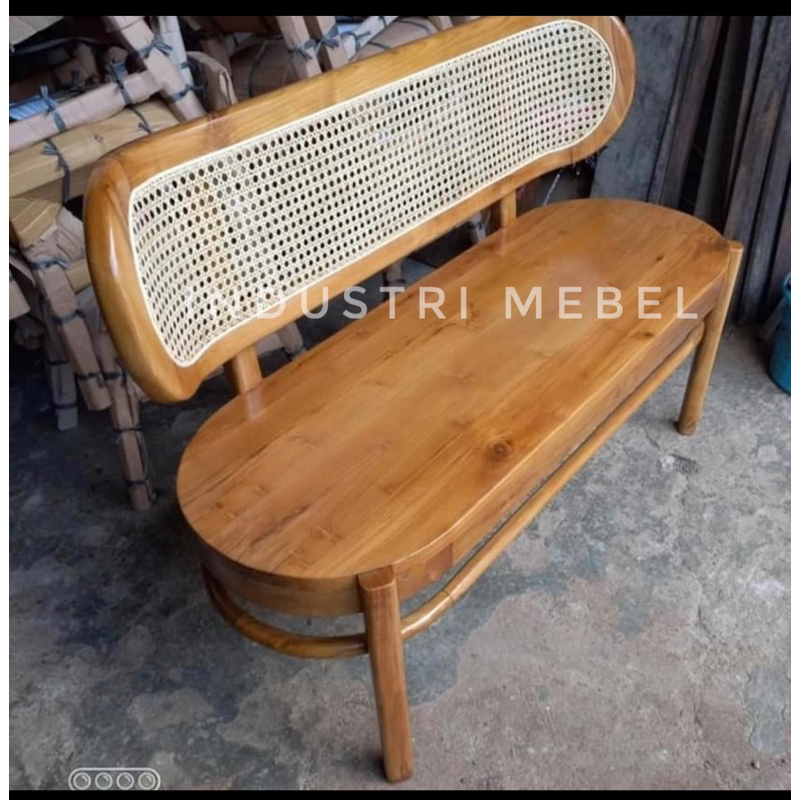 Jual PROMO !!! Kursi Panjang Cafe Resto Model Terbaru Kayu Jati Mix ...