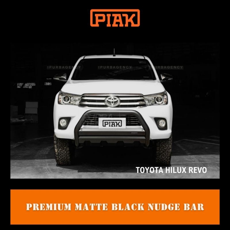 Jual PIAK Front Guard Nudge Bar Toyota Hilux Revo Rocco 2018- | Shopee ...