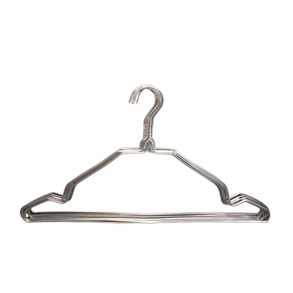 Jual Hanger Baju Stainless Steel Isi 10pcs Gantungan Jemuran Pakaian ...