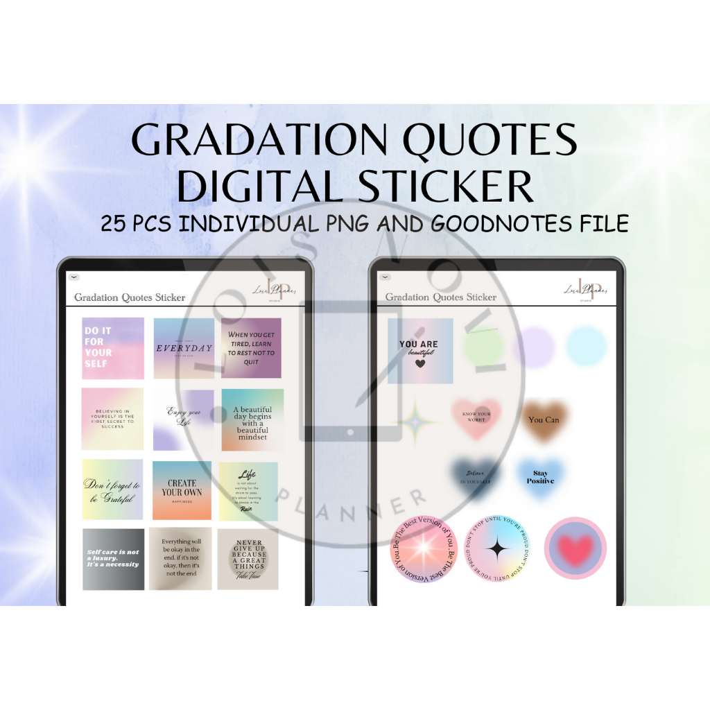 Jual Gradasi Quotes Digital Sticker, Digital Sticker, Digital Sticker ...