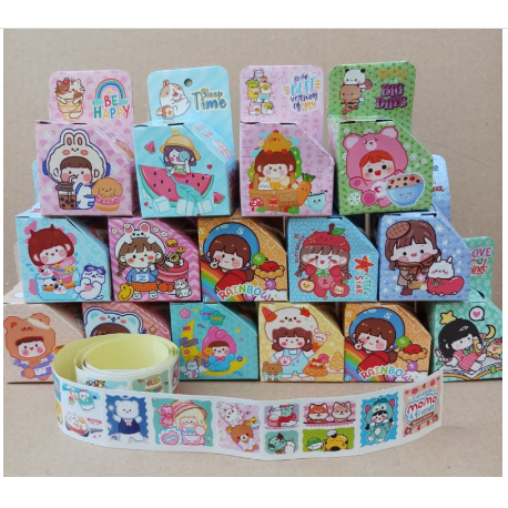 Jual sticker rolling Momo mainan seru Rolling stiker kartun murah ...