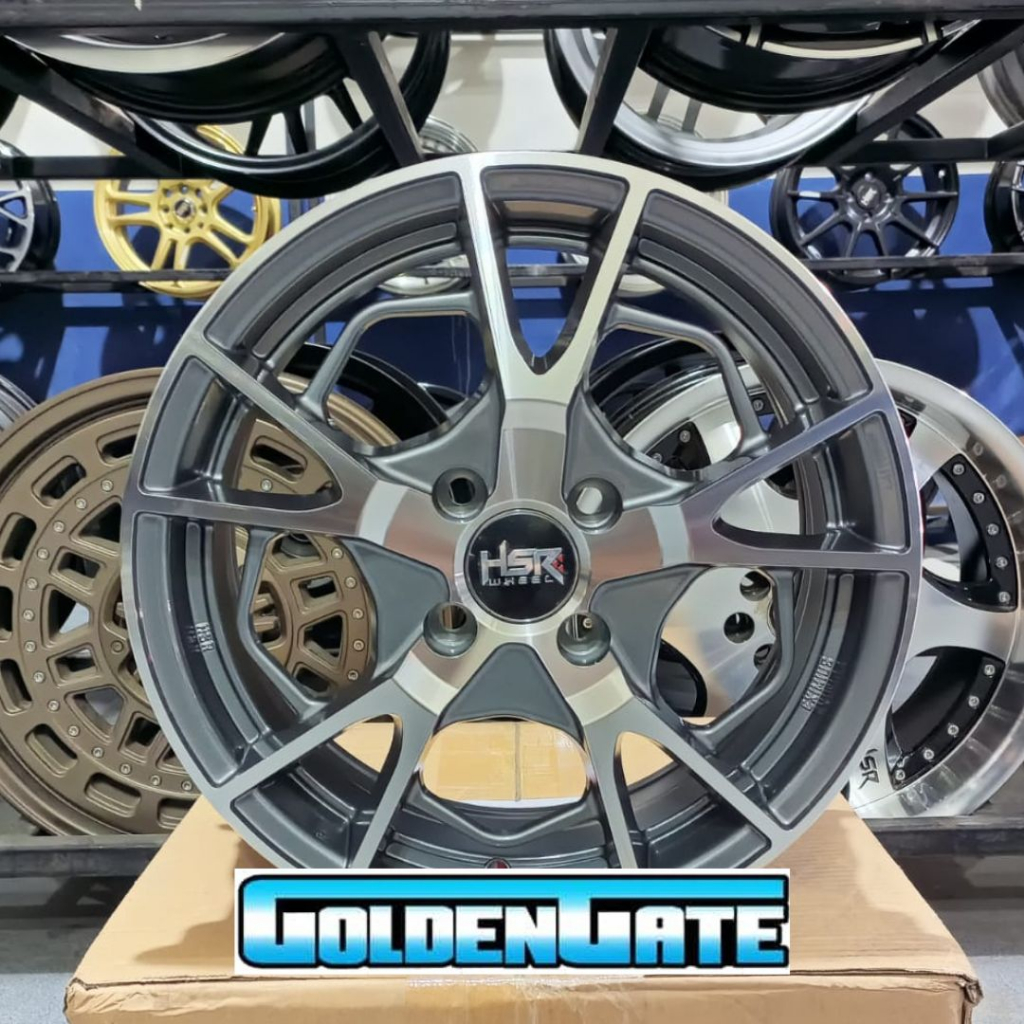 Jual Velg mobil R16 terbaru HSR EXIMIUS ring 16x7 abu abu polis cocok Ayla Sirion Freed murah ...