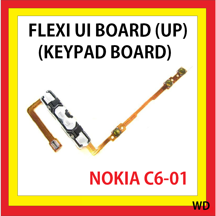Jual FLEXIBLE NOKIA C6-01 C601 FLEXI UI BOARD UP KEYPAD BOARD | Shopee Indonesia