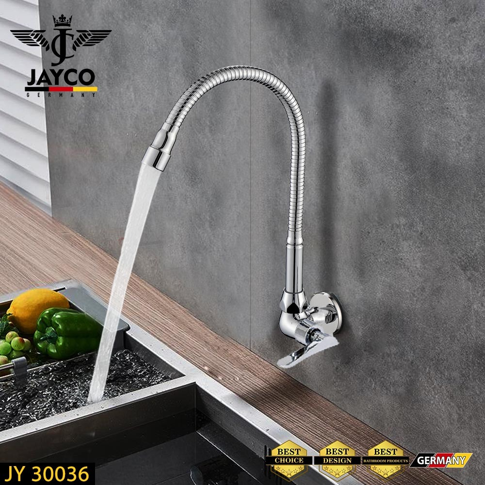 Jual JAYCO Kran Air Dapur Tembok - Kran Leher Angsa Fleksibel JY 30036 ...