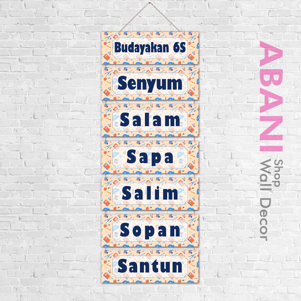 Jual Poster Edukasi Hiasan Dinding Kelas TK SD SMP Dekorasi Dinding Kelas Rukun Islam Rukun Iman ...
