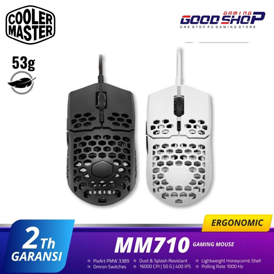Jual CoolerMaster MM710 - Gaming Mouse | Shopee Indonesia