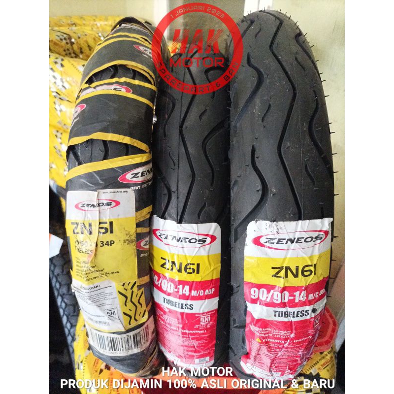 Jual BAN ZENEOS ZN61 RING 14 ( 70/90-14 ),( 80/90-14 ),( 90/90-14 ...