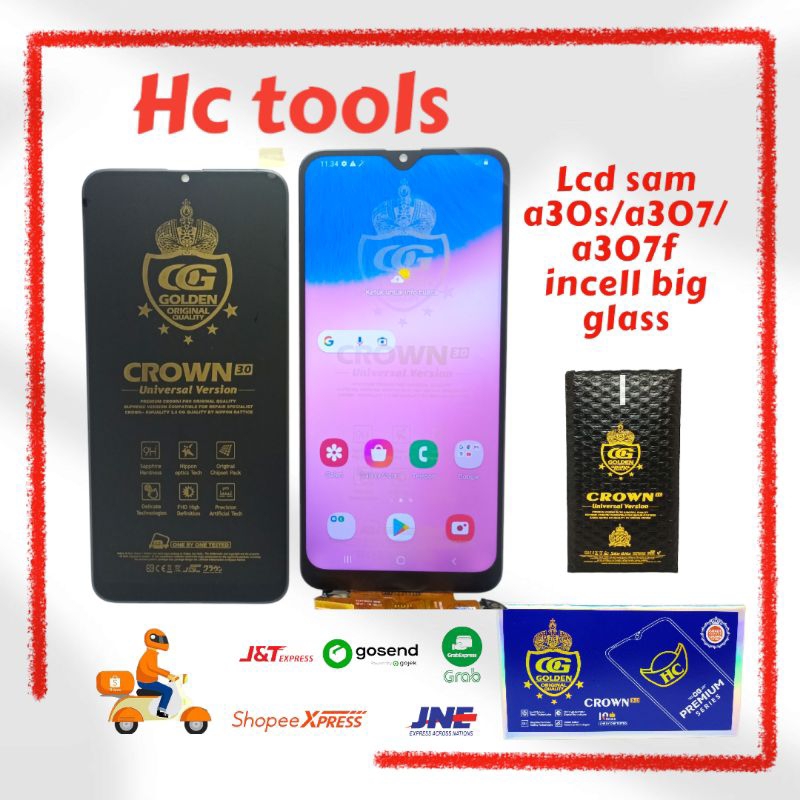 Jual LCD TOUCHSCREEN SAMSUNG A30S/A307/A307F INCELL BIG GLASS | Shopee ...