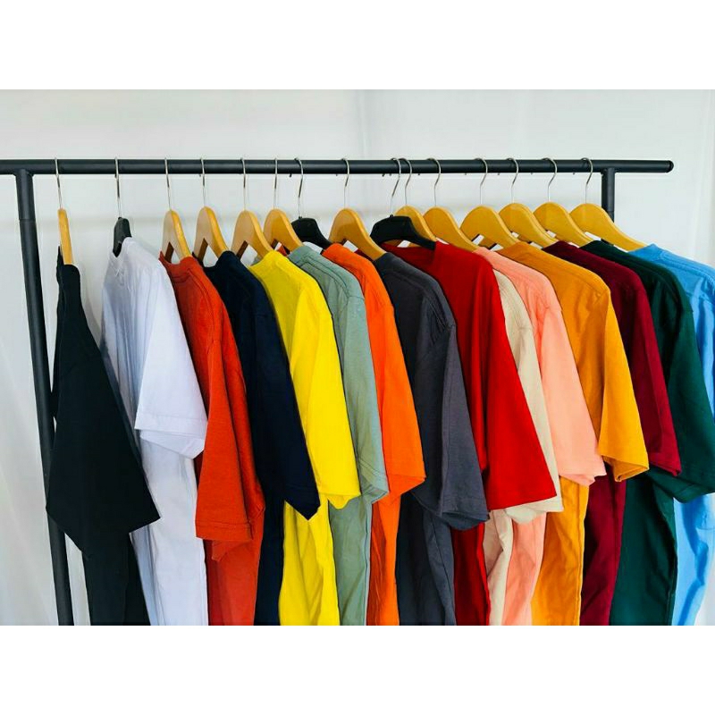 Jual KAOS POLOS PREMIUM COTTON COMBED 24S | Shopee Indonesia