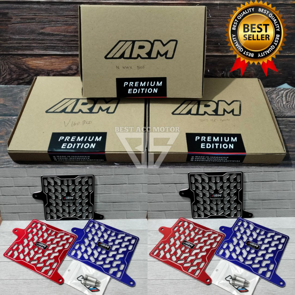 Jual COVER RADIATOR ARM FULL CNC TWO TONE VARIO NMAX AEROX PCX PREMIUM ...