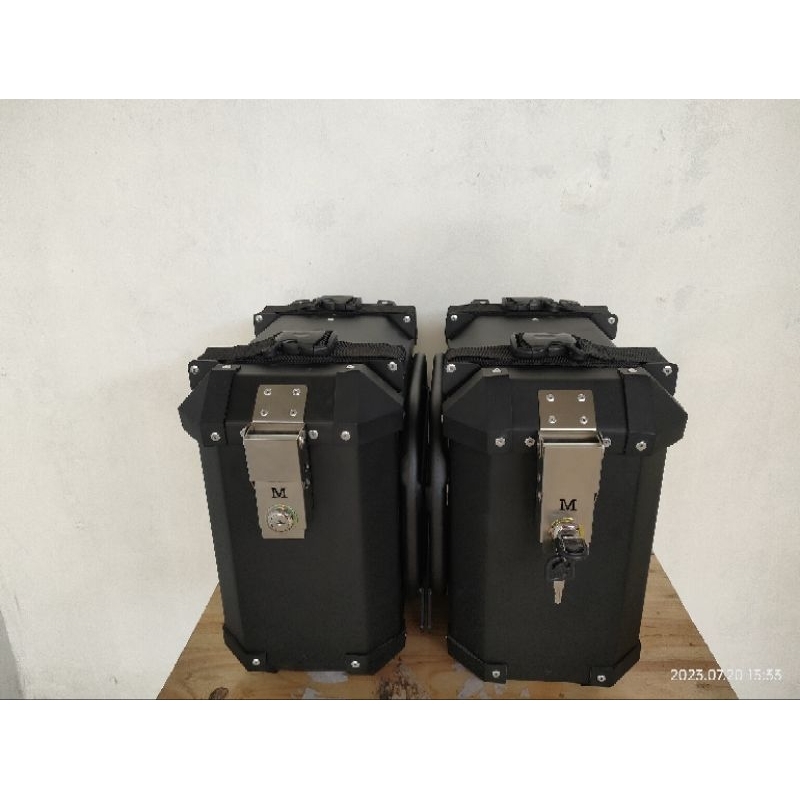 Jual Side Box Pannier Alumunium 22 liter MAY0001 | Shopee Indonesia