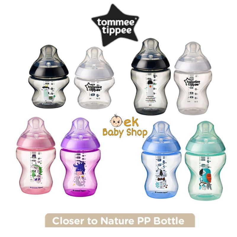 Jual Tommee Tippee Botol PP (Dengan Box/Tanpa Box) / Botol Susu (150ml/260ml) | Shopee Indonesia