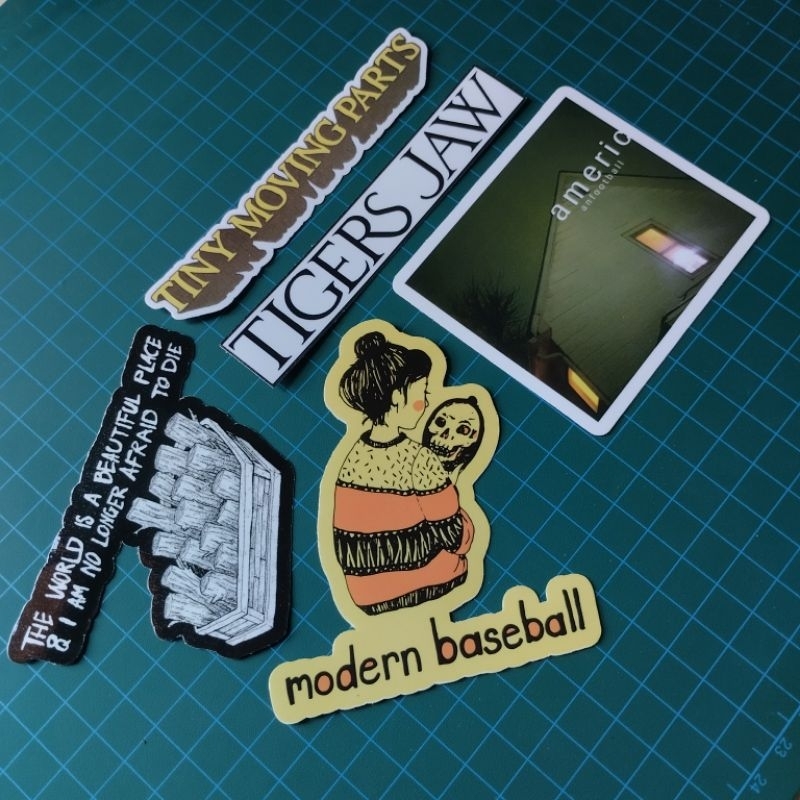 Jual Sticker Pack Band Midwest Emo (TWIBP Tiny Moving Parts Tigers Jaw ...