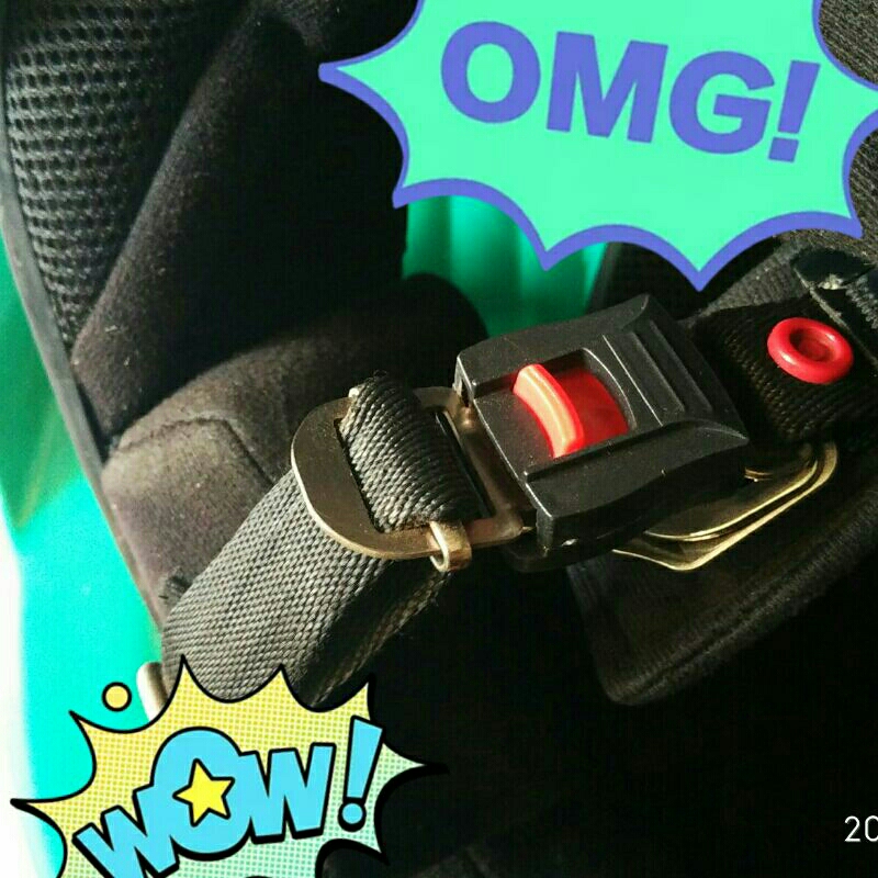 Jual SEJURU quick release clip buckle fast for ddring helmet chinstrap ...
