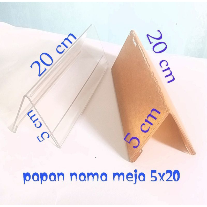 Jual papan nama meja 5 x 20 cm | Shopee Indonesia