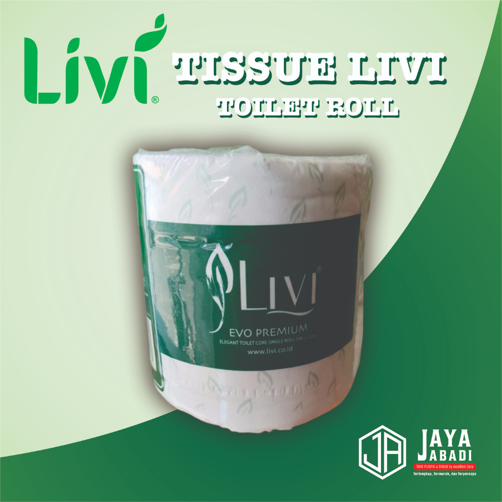 Jual Tissue LIVI Evo Premium TisuToilet Core Single Roll 238 sheets ...