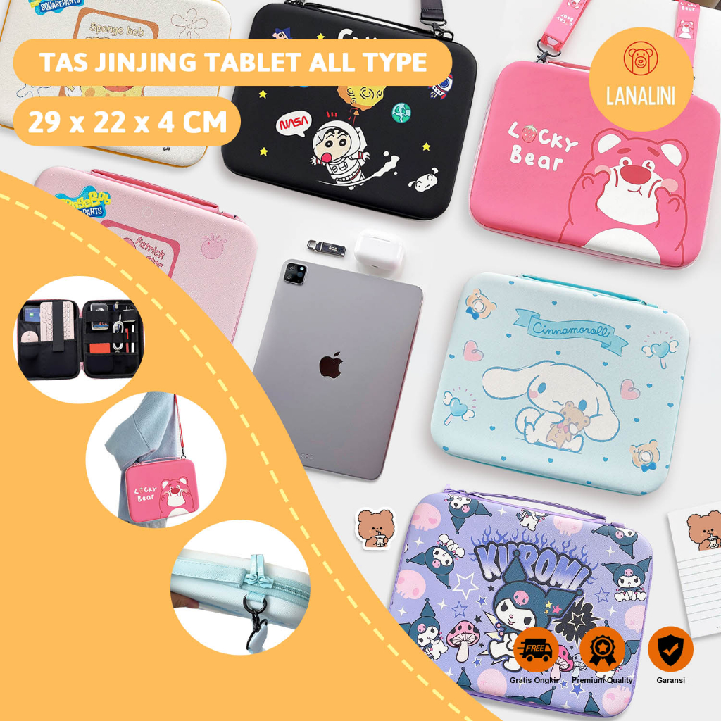 Jual Pouch Tas Bag IPad Air Pro M4 M3 M2 Tab Tablet Huawei Matepad ...
