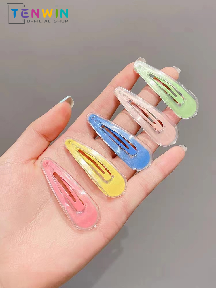 Jual Jepit Rambut Klip Wanita Fashion Korea Matte Warna Warni Jepitan ...