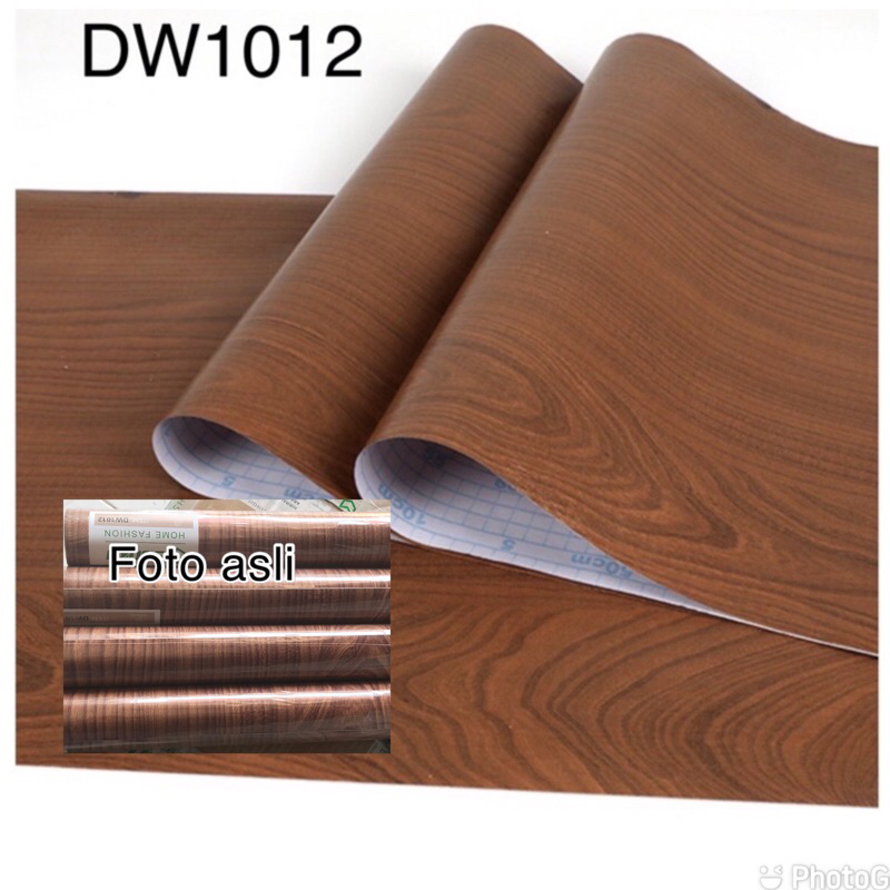 Jual wall sticker motif kayu stiker furniture mebel 45cmX8meter ...
